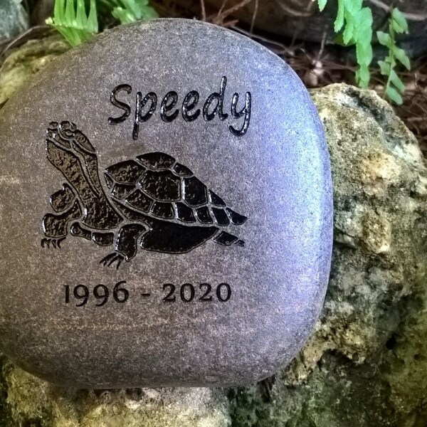 Stone Pet Memorial - Etsy