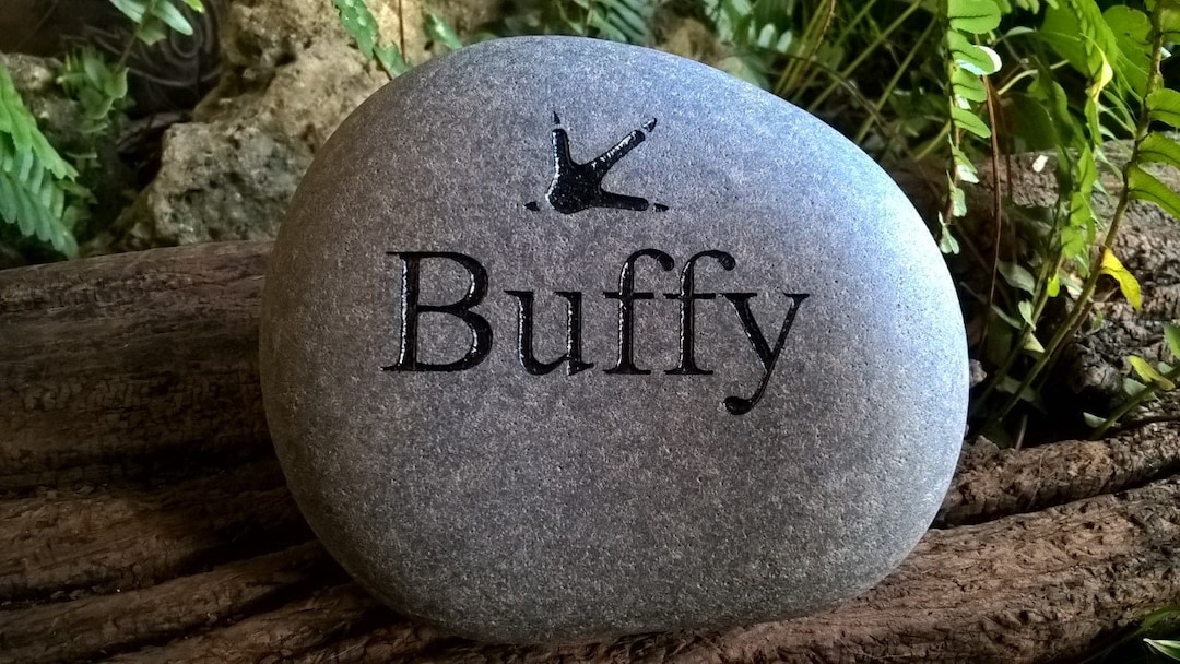 Personalized Chicken Memorial Stone: Hand-engraved Pet Loss Remembrance ...