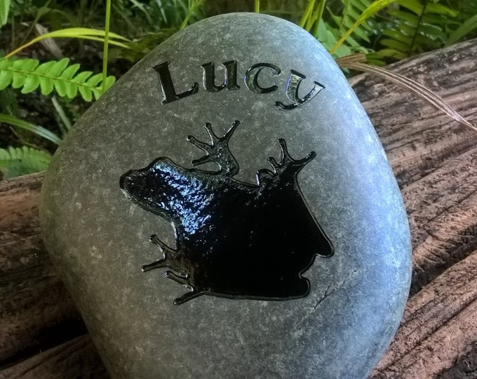 FROG Memorial Stone Custom Engraved Stone With Your Choice of ...