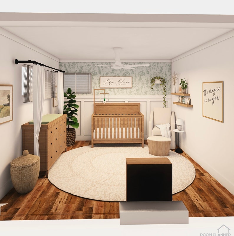 Nursery Interior Design Service Virtual Design - Etsy Canada