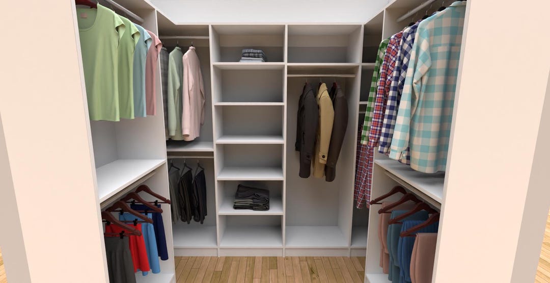 Virtual Closet Design: Custom Interior Design Rendering - Etsy