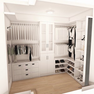 Virtual Custom Closet Design, (VIRTUAL Design Only!)- Parts, Sourcing ...