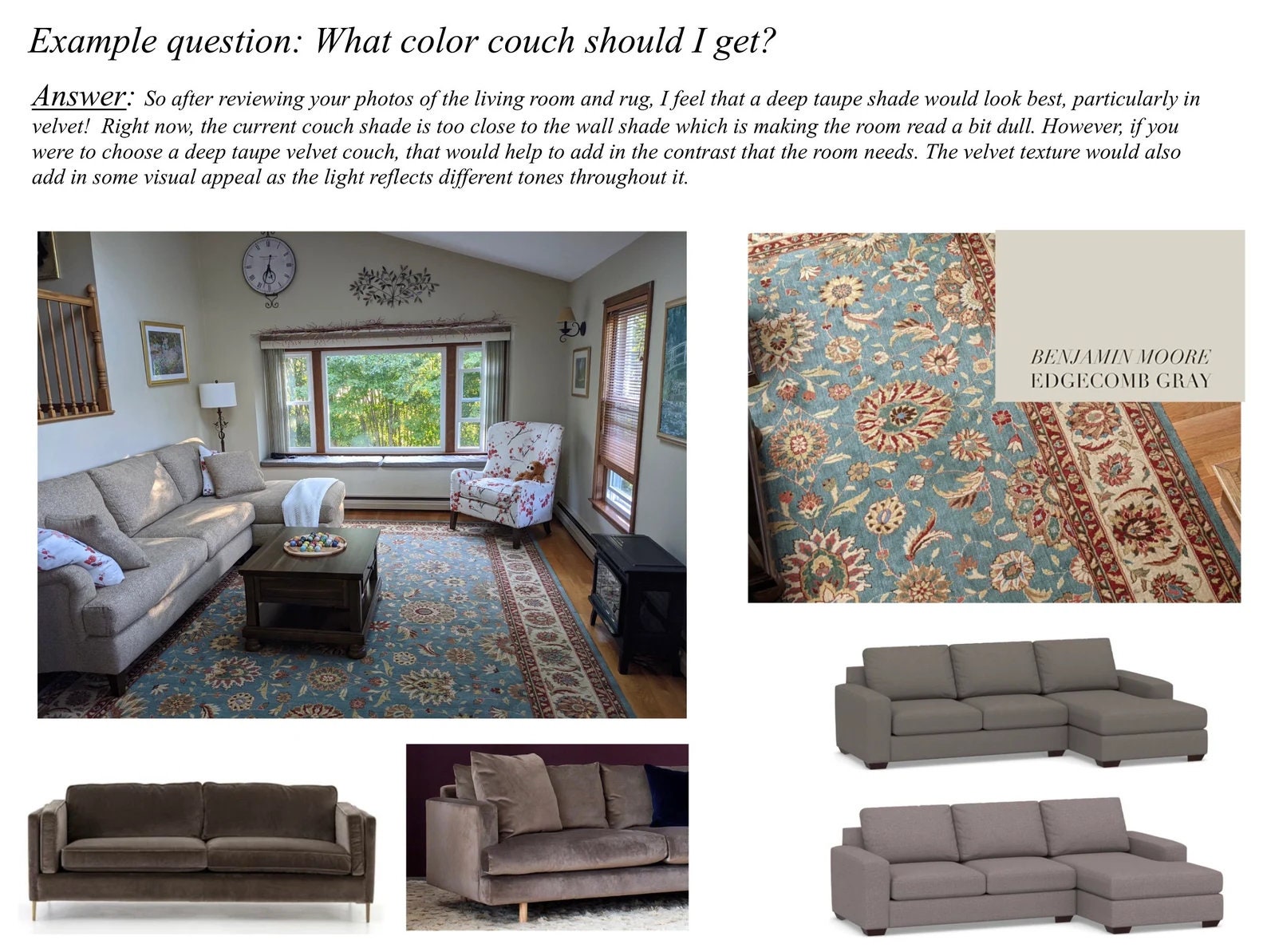 Interior Design Advice, 2 Questions- Virtual Design, E-design - Etsy