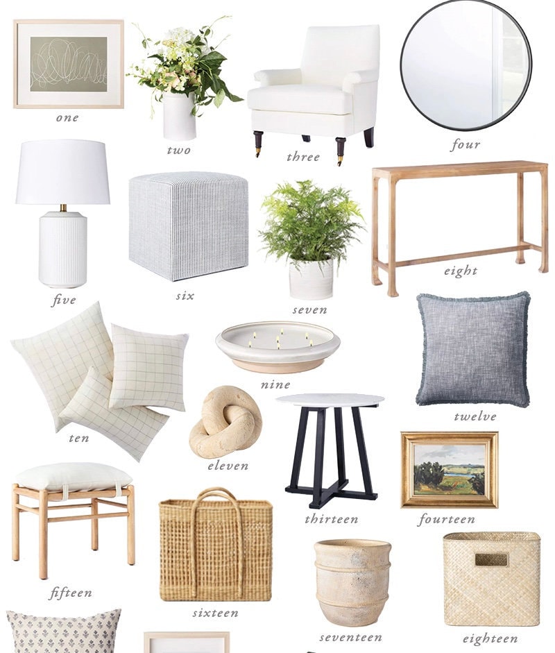 Interior Design custom 10 Item Shopping List Etsy UK