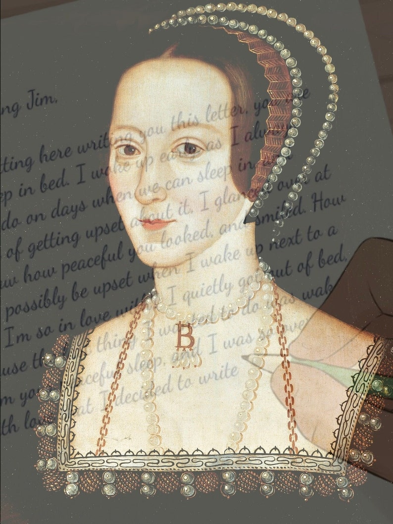 Anne Boleyn Custom Comfort Letter- (favorite Historical Figure) - Etsy