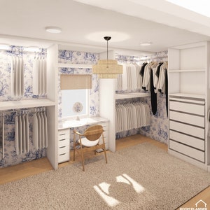Virtual Closet Design: Custom Digital Rendering (60-150 Sq Ft) - Etsy