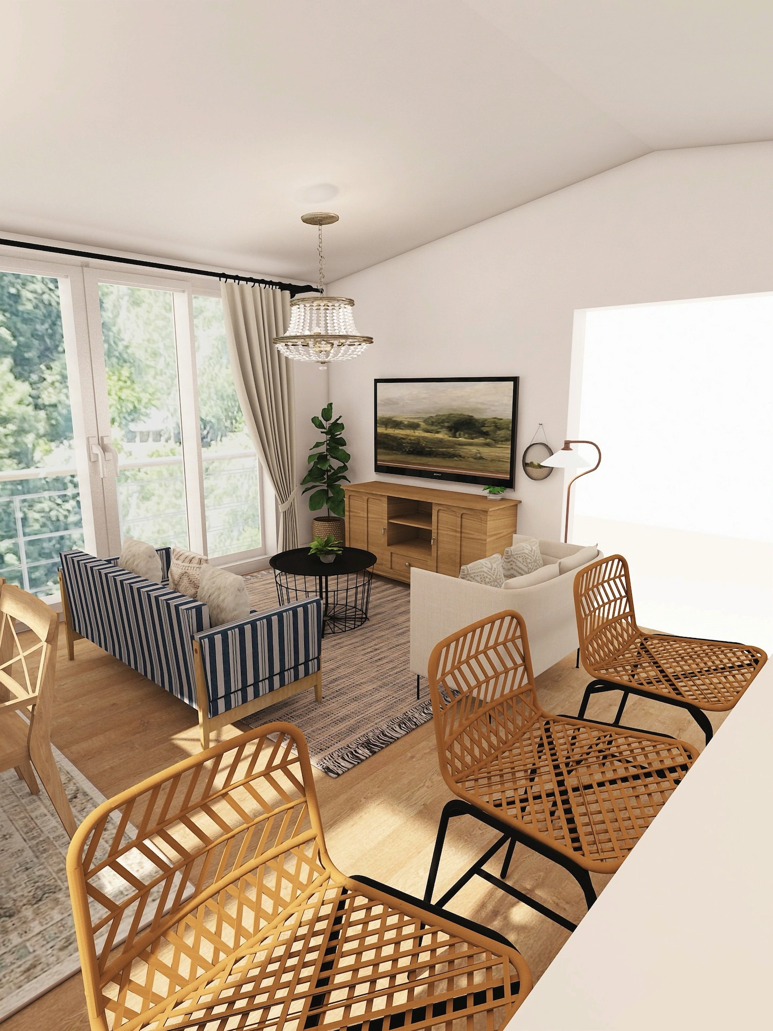 Interior Design Service, (rendering + Mood Board), E-design, Decorating, Virtual Design, Layout ...