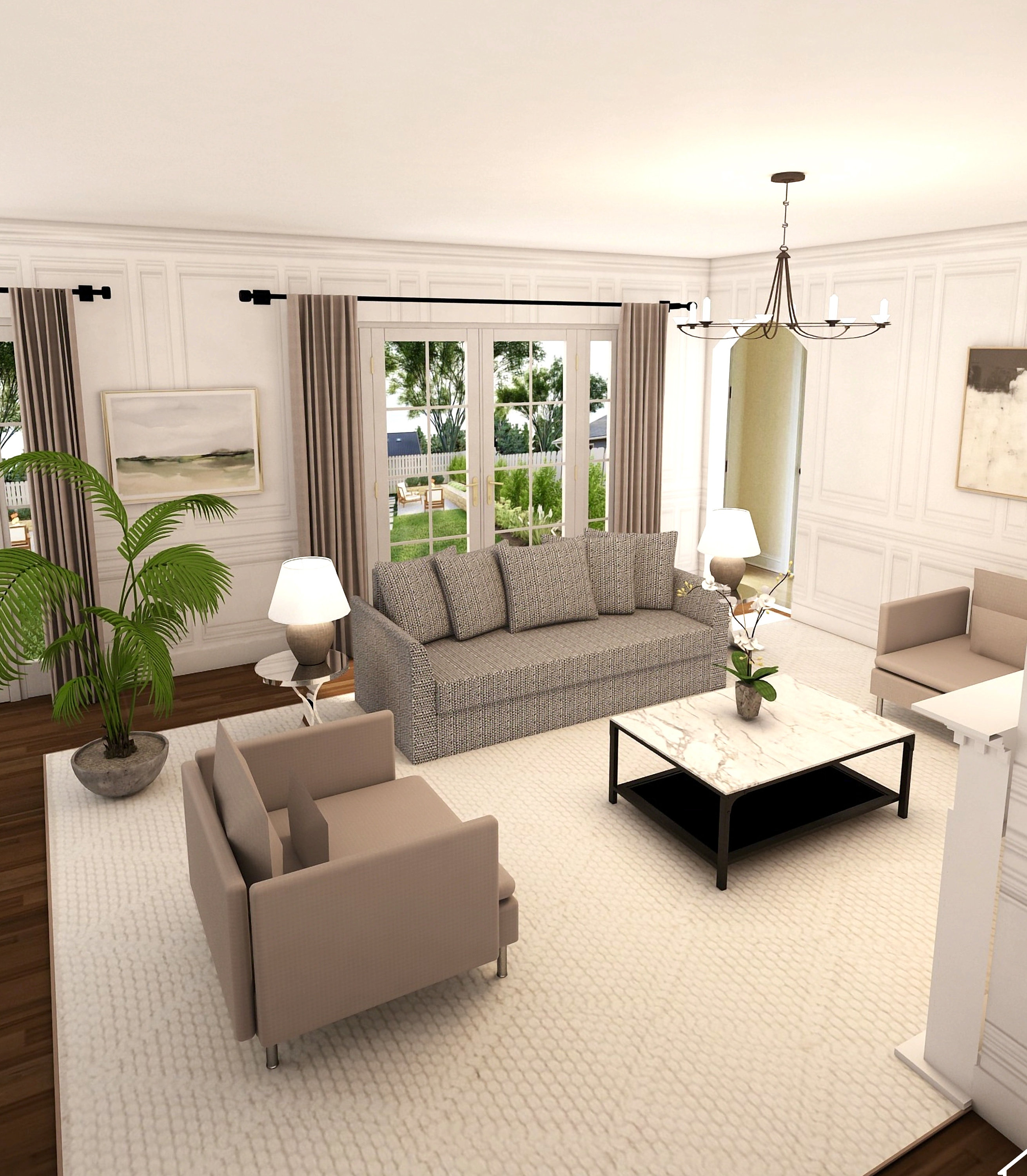 Interior Design Service, (rendering + Mood Board), E-design, Decorating, Virtual Design, Layout ...