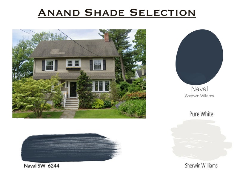 Paint Shade Selection Service, exterior Color Consultation - Etsy