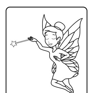 hadas para colorear silver mist coloring pages