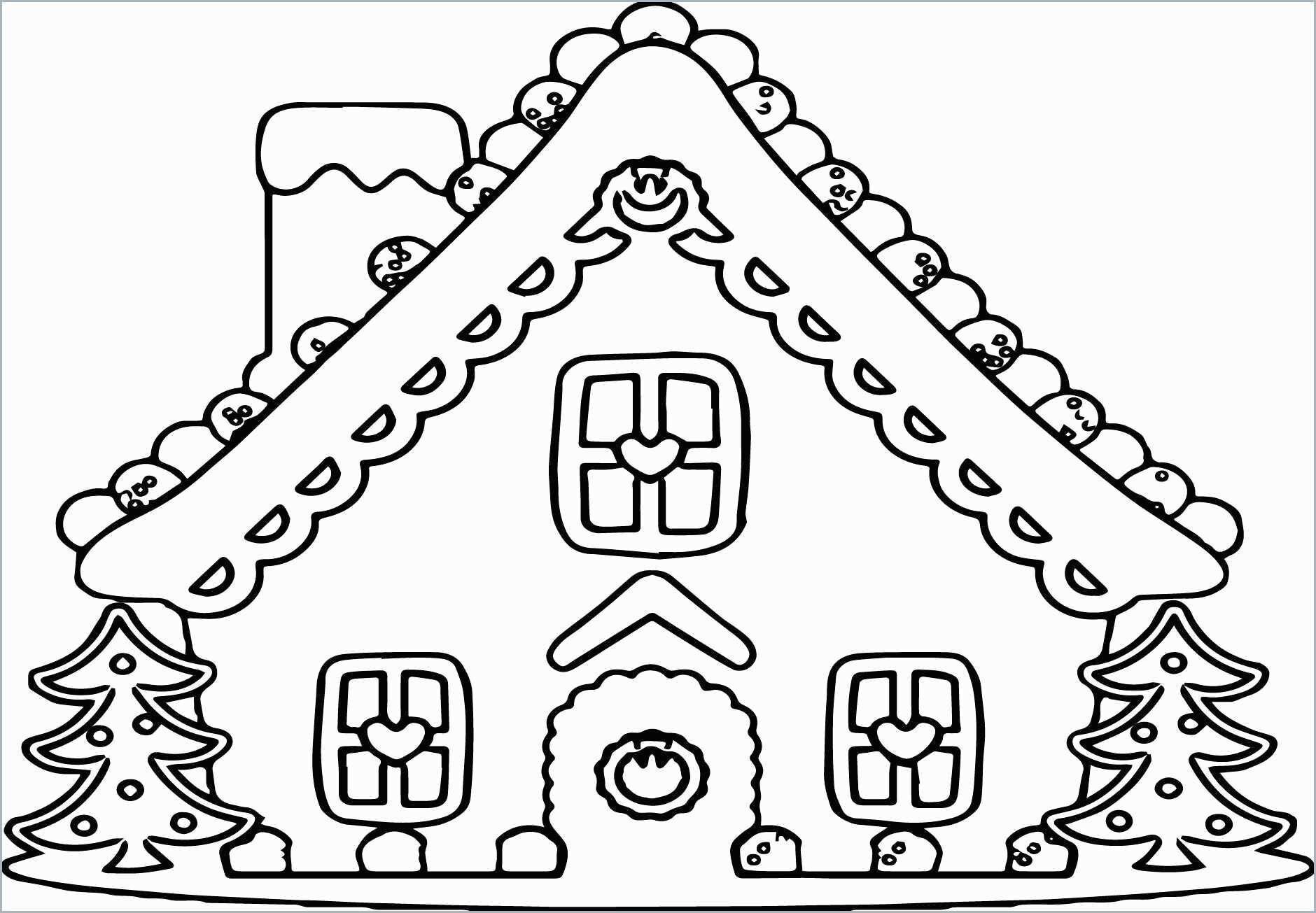 10 Gingerbread House Themed Christmas Coloring Pages Digital Download ...