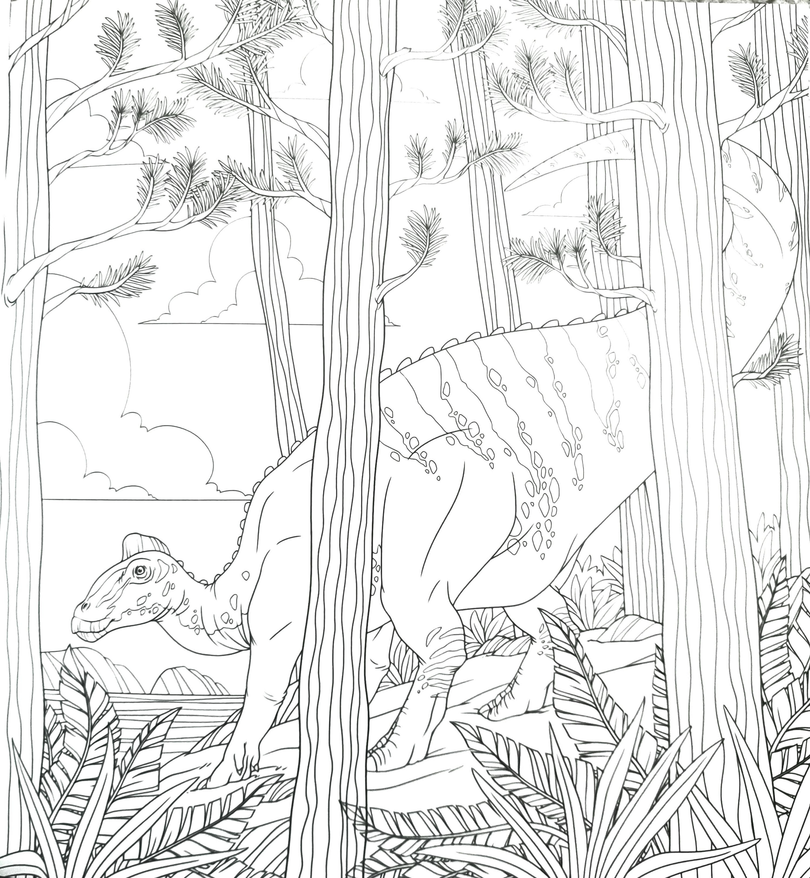 17 Childrens Dinosaur Themed Coloring Pages Pt. 2- Digital Download - Etsy