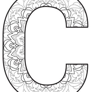26 Pages Printable Alphabet Coloring - Etsy UK