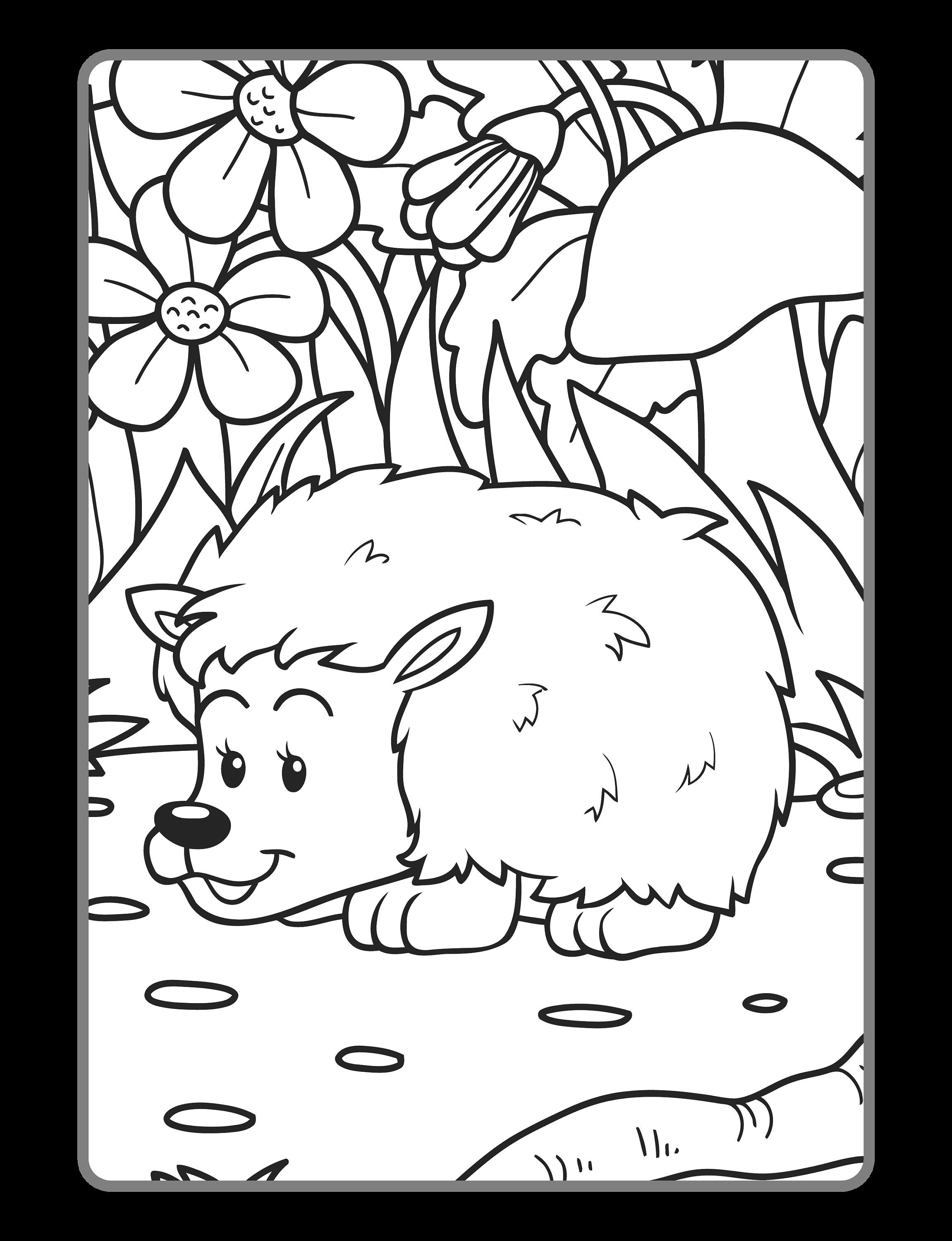 20 Cute Hedgehog Coloring Pages - Etsy