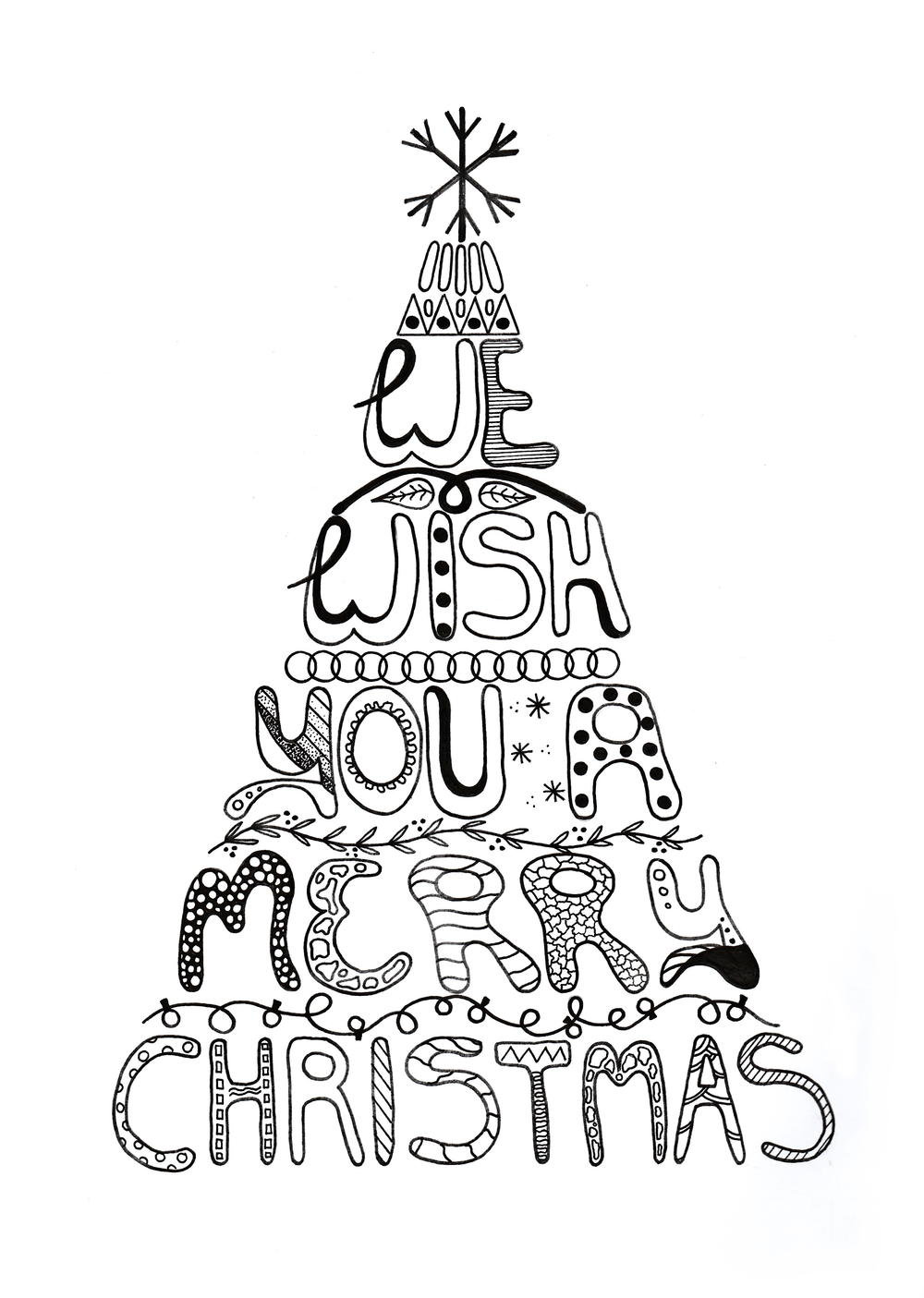 10 Merry Christmas Coloring Pages - Digital Download - Etsy