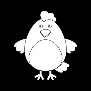 10 Animal Themed Cut-out Coloring Pages for Children - Etsy