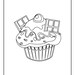 20 Sweet Cupcake Themed Coloring Pages - Etsy