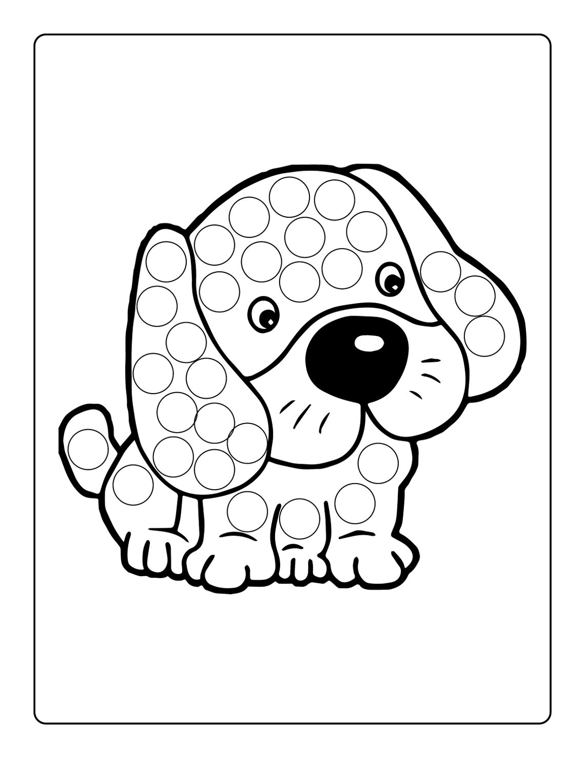 10 Cute Puppies Coloring Pages Digital Download - Etsy