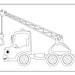 20 Construction Vehicle Themed Coloring Pages for Kids Digital Download ...