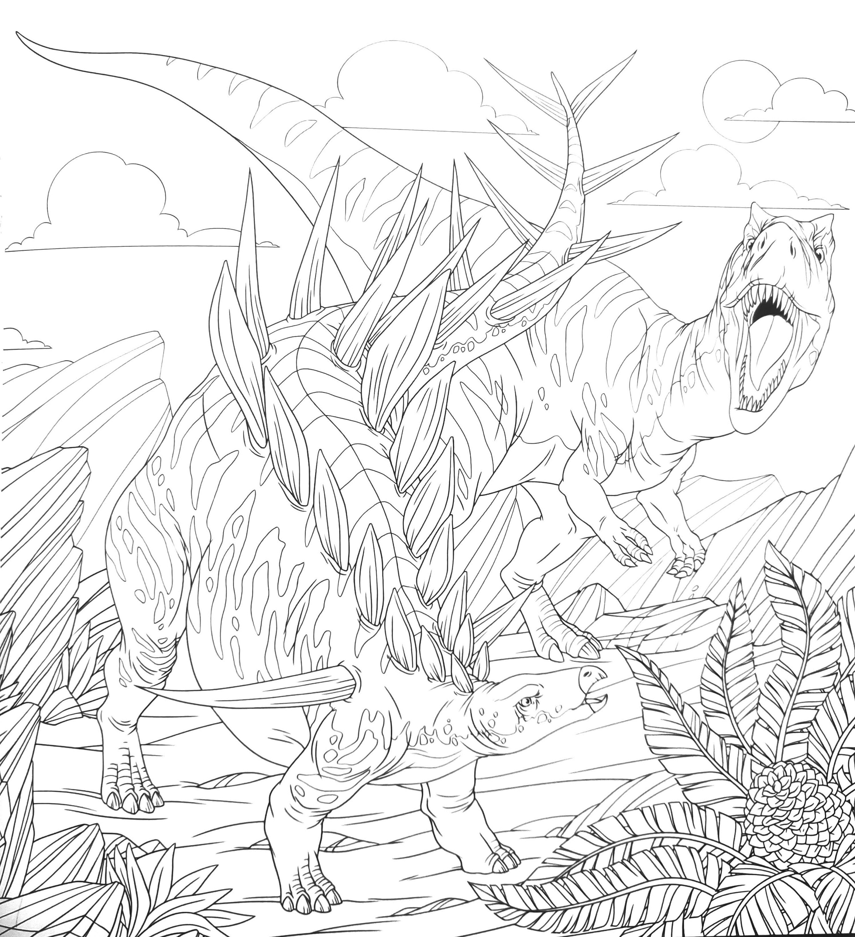 17 Childrens Dinosaur Themed Coloring Pages Pt. 2- Digital Download - Etsy