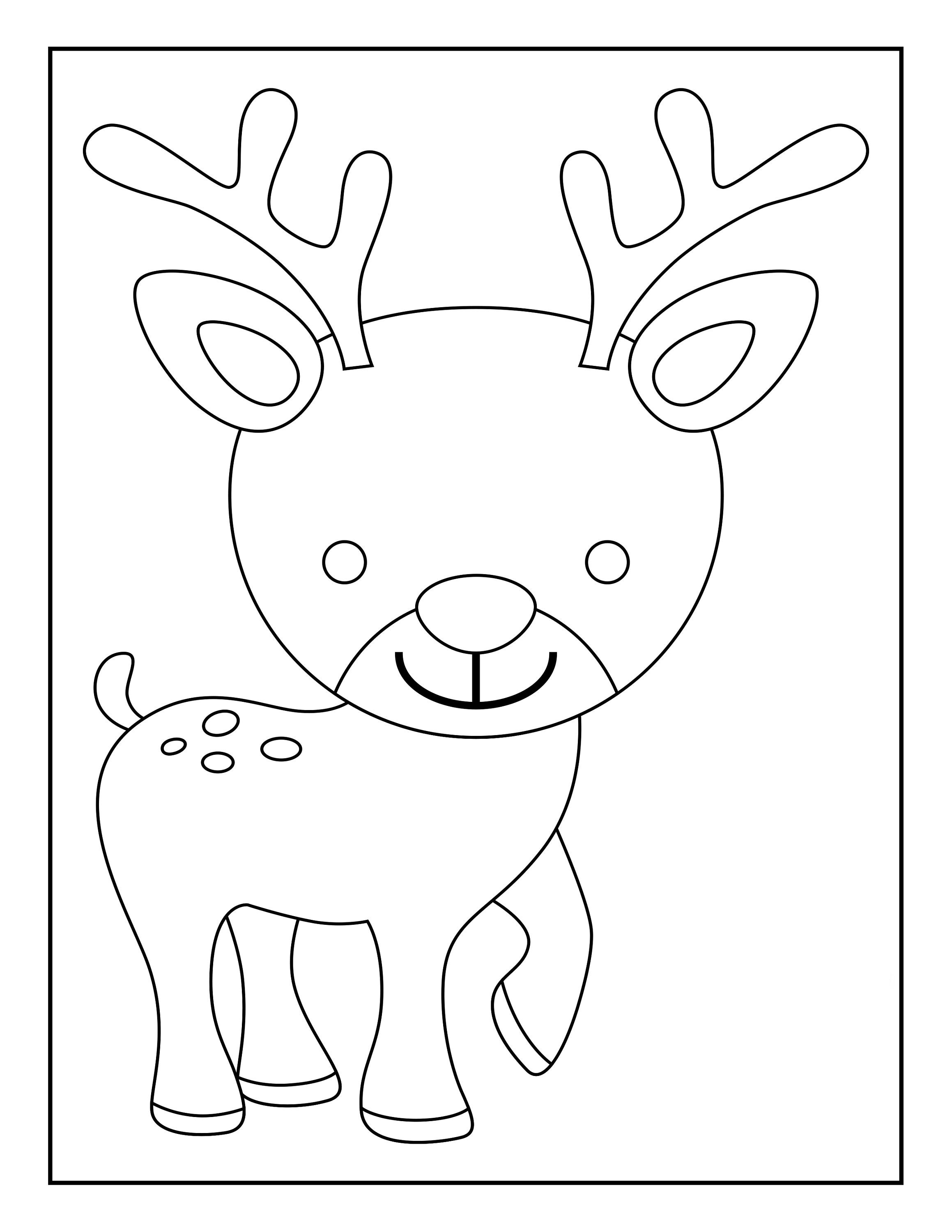 20 Cute Animal-themed Children's Coloring Pages pt. 2 - Etsy