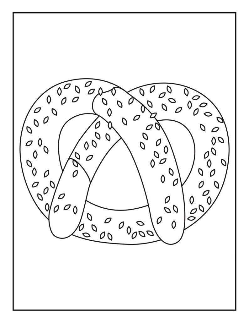 25 Food-themed Coloring Pages Pt.2 - Etsy
