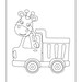20 Construction Vehicle Themed Coloring Pages for Kids Digital Download ...