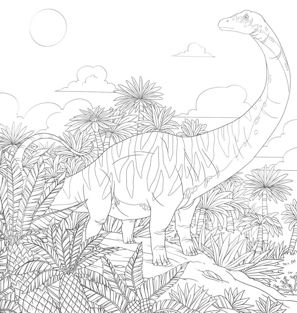 17 Childrens Dinosaur Themed Coloring Pages Pt. 2 Digital - Etsy