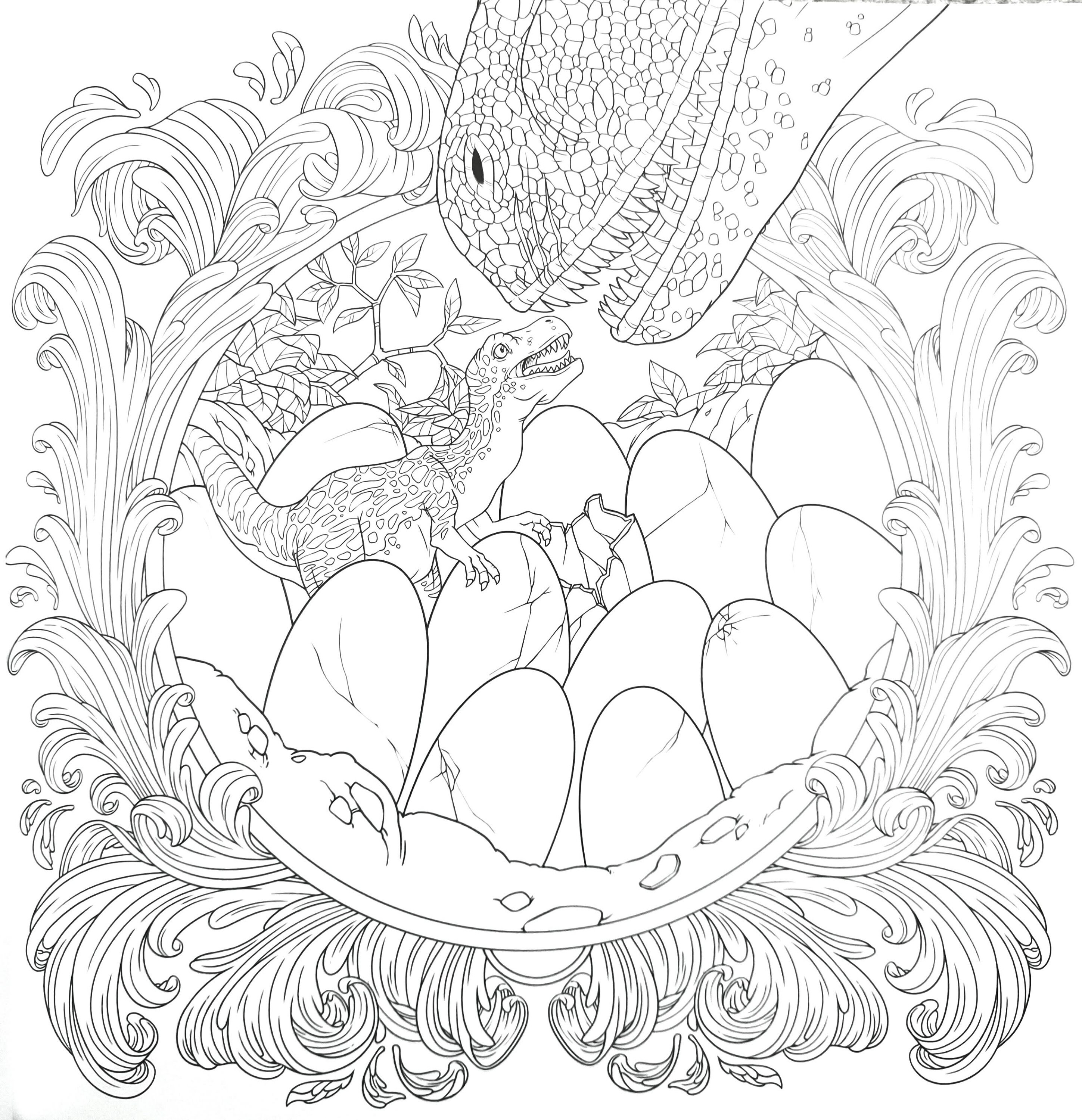 20 Childrens Dinosaur Themed Coloring Pages Pt. 1- Digital Download - Etsy