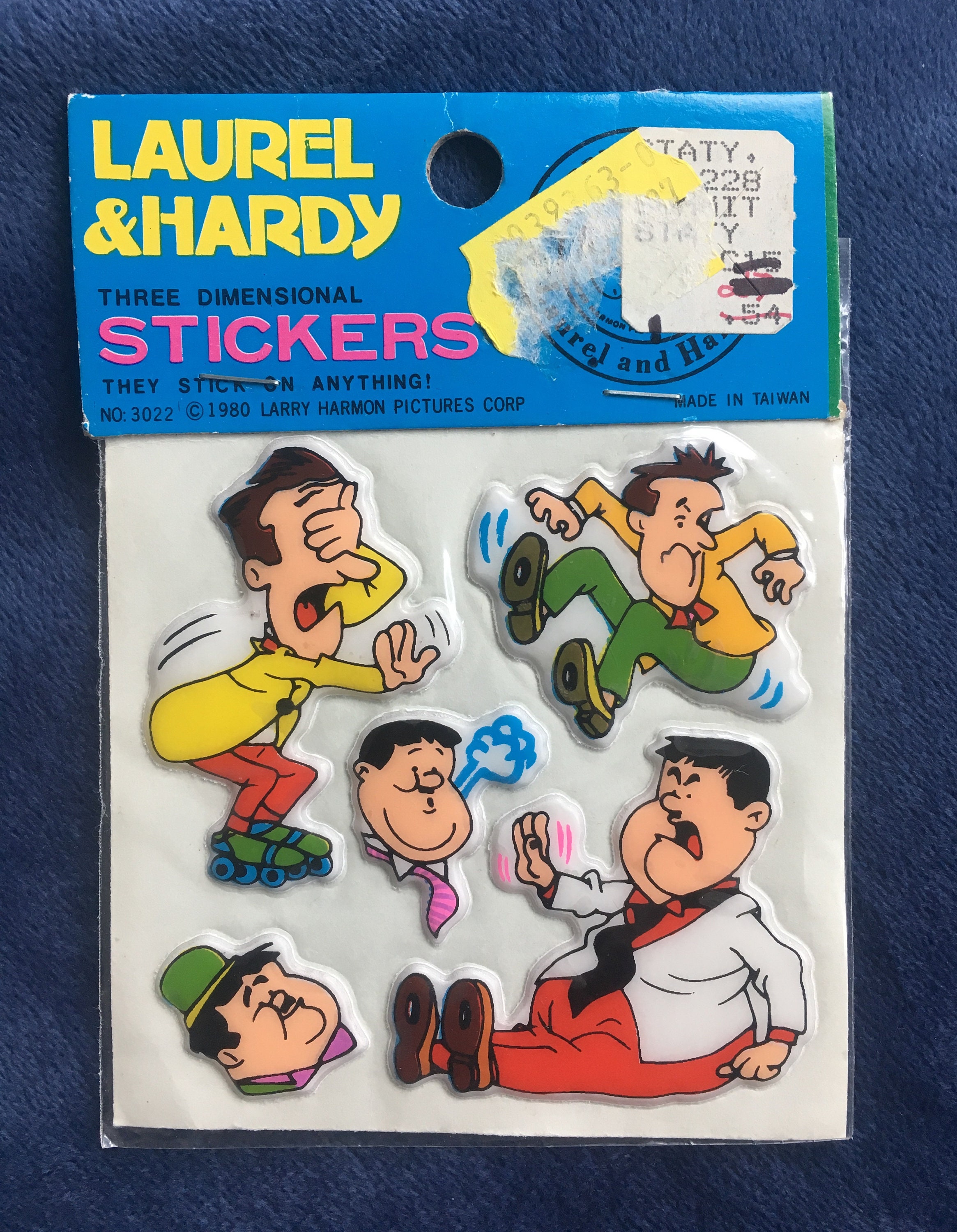1980s Puffy Stickers Rare Collectible Three Dimensional Laurel and ...