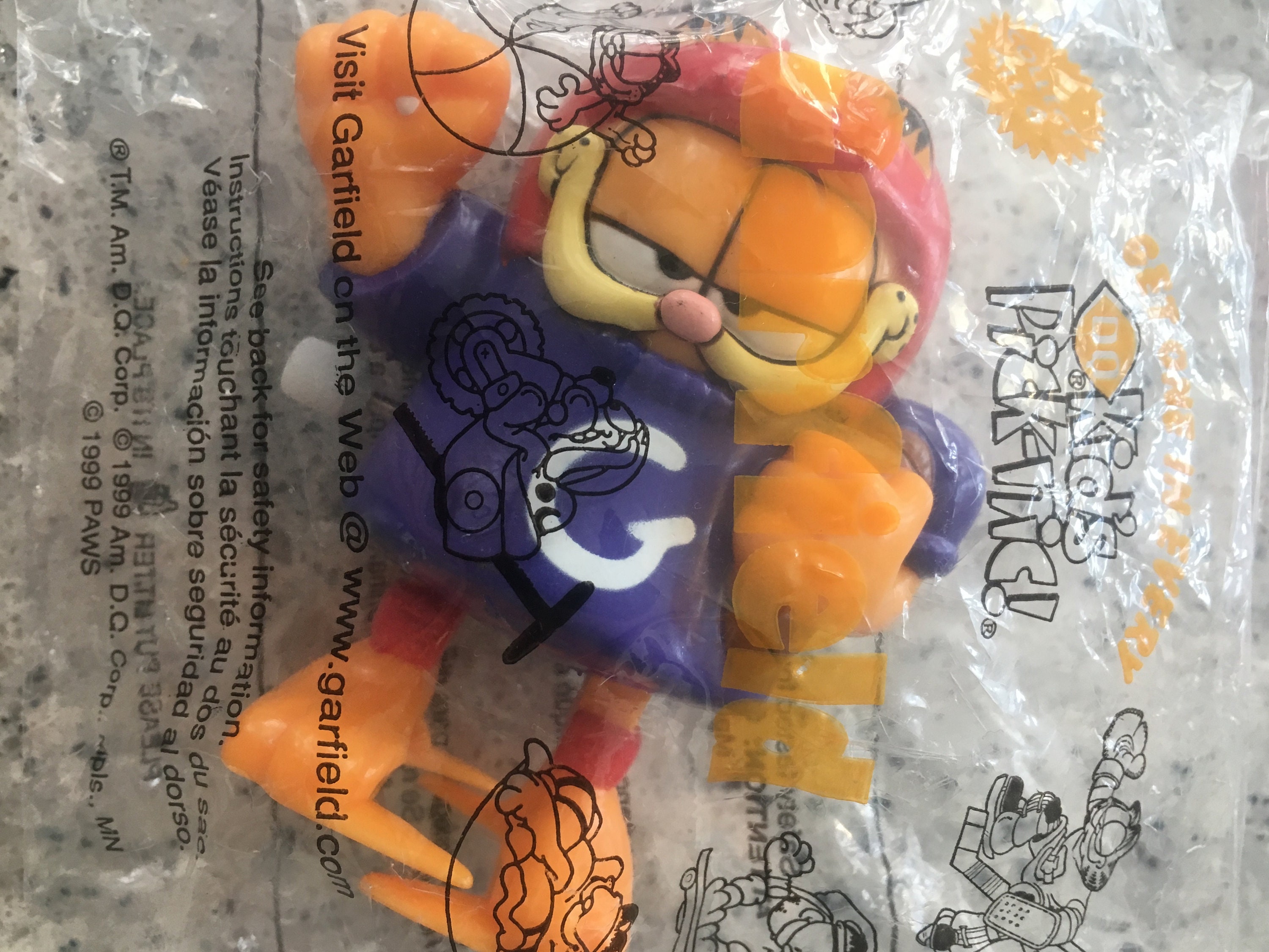 Garfield Dairy Queen Toy Still in Bag 1999 - Etsy