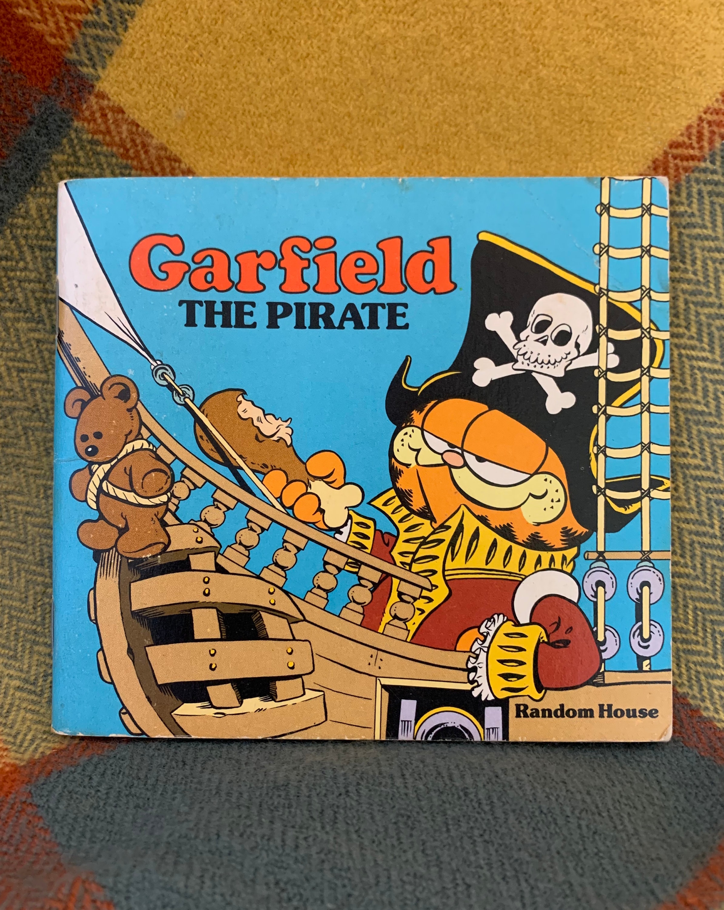 1982 Garfield the Pirate Little Blue Book Vintage Jim Davis - Etsy
