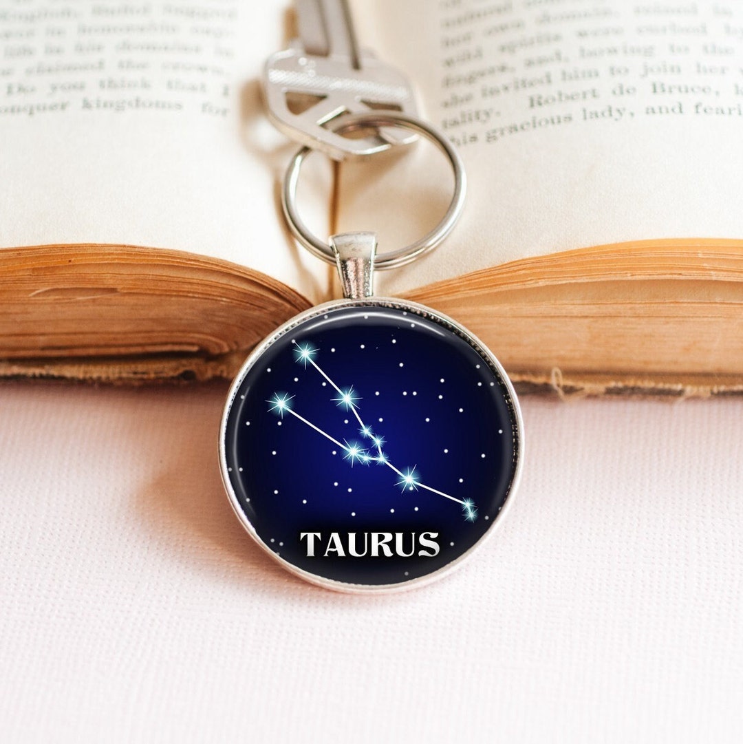 Taurus Constellation Key Ring: Zodiac Astrology Gift - Etsy