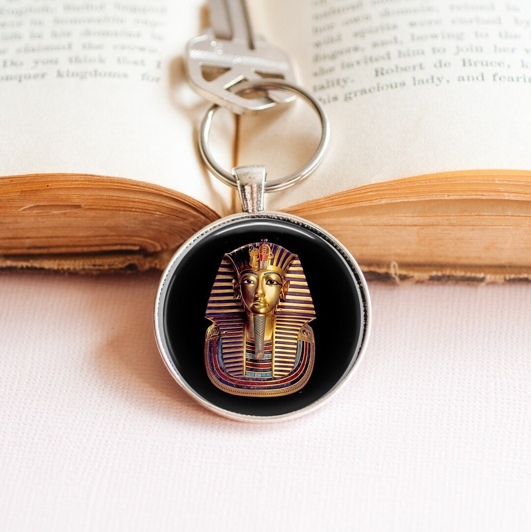 Tutankhamun Key Ring: King Tut Black & Gold, Ancient Egypt Gift - Etsy