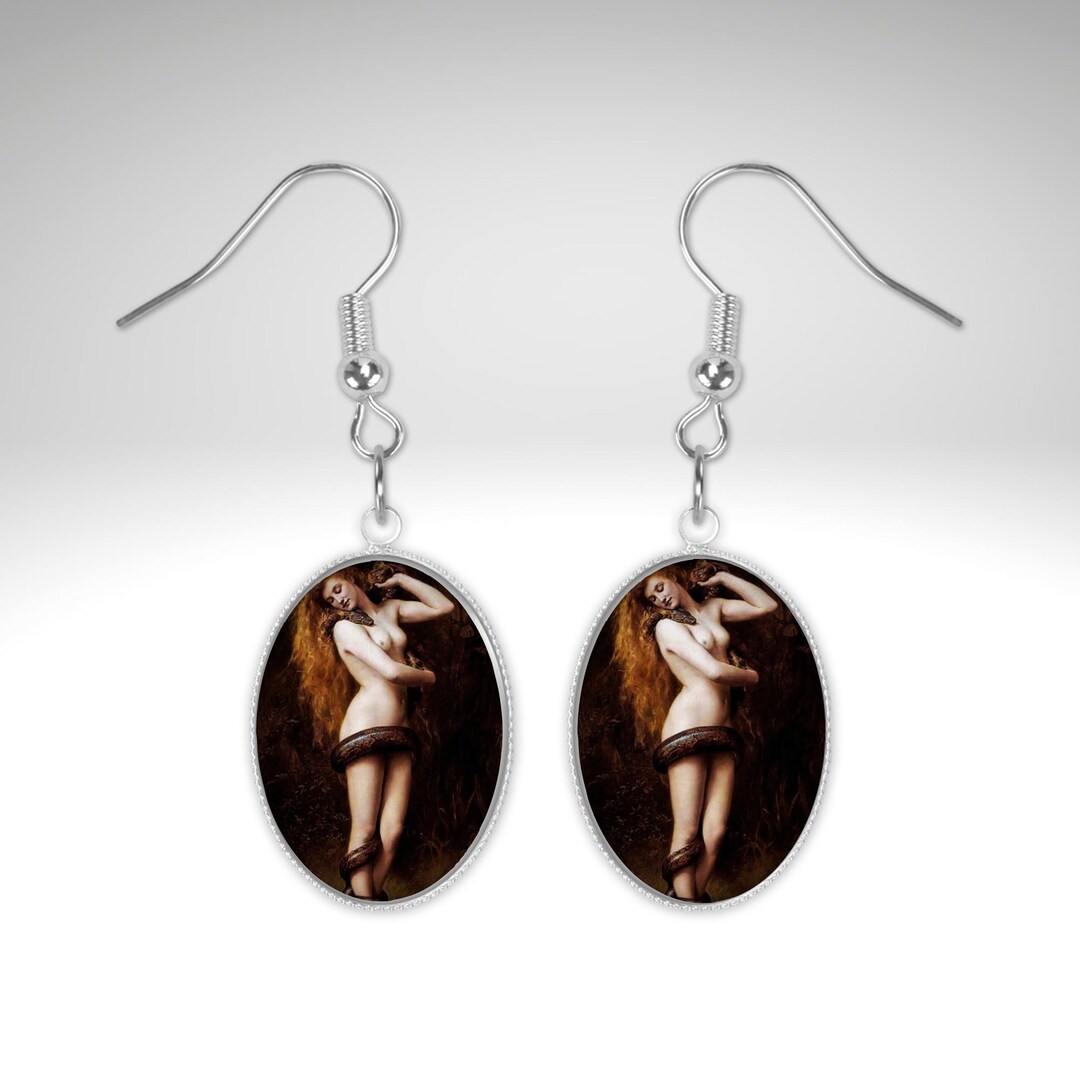 John Collier's Lilith Earrings: Pre-raphaelite Jewellery - Etsy