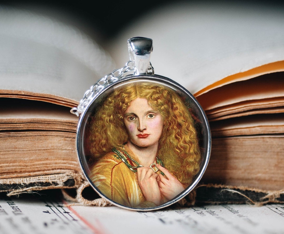 Helen of Troy Pendant Necklace: Dante Gabriel Rossetti Art Jewellery - Etsy
