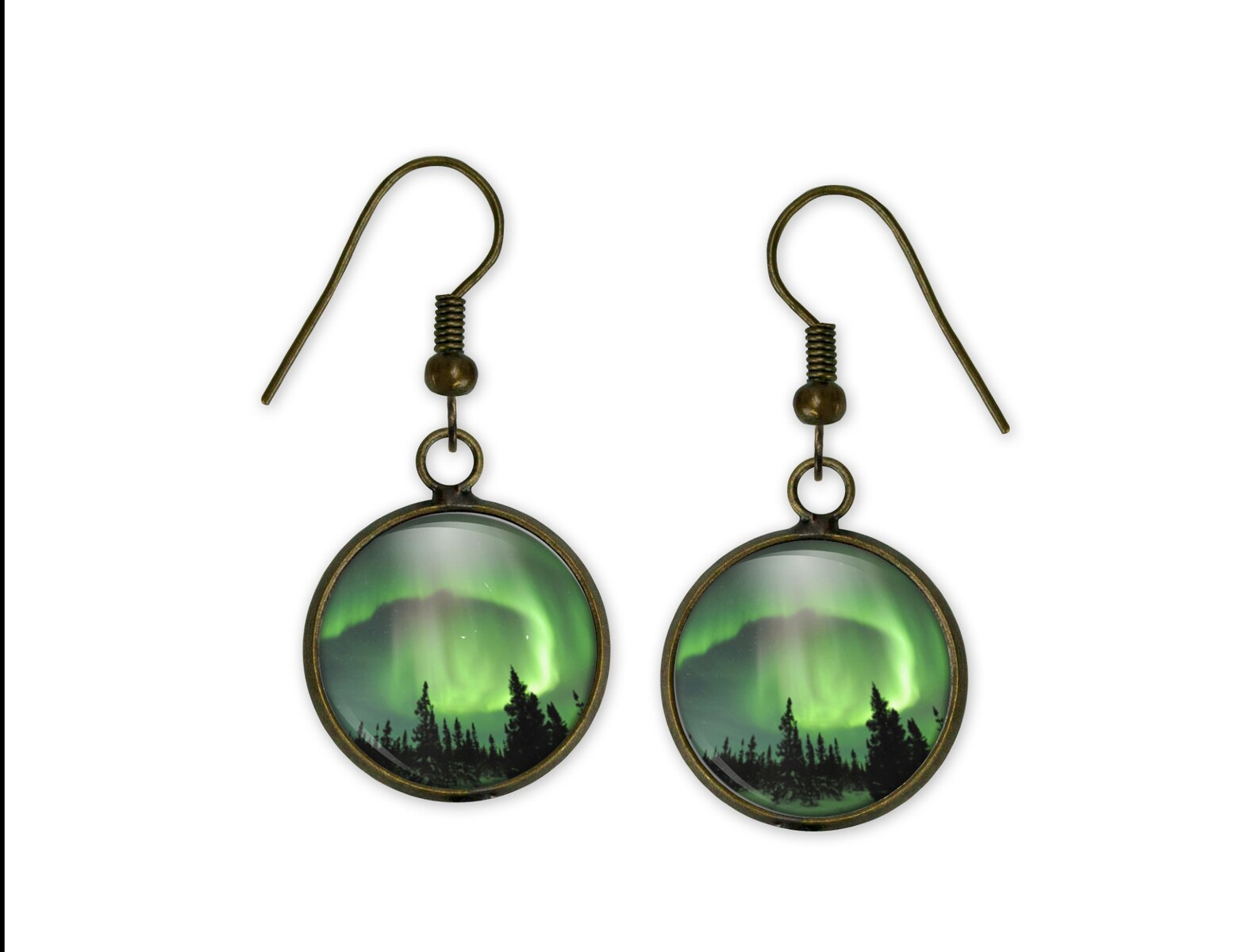 Northern Lights Earrings Nature Earrings Astronomy | Etsy