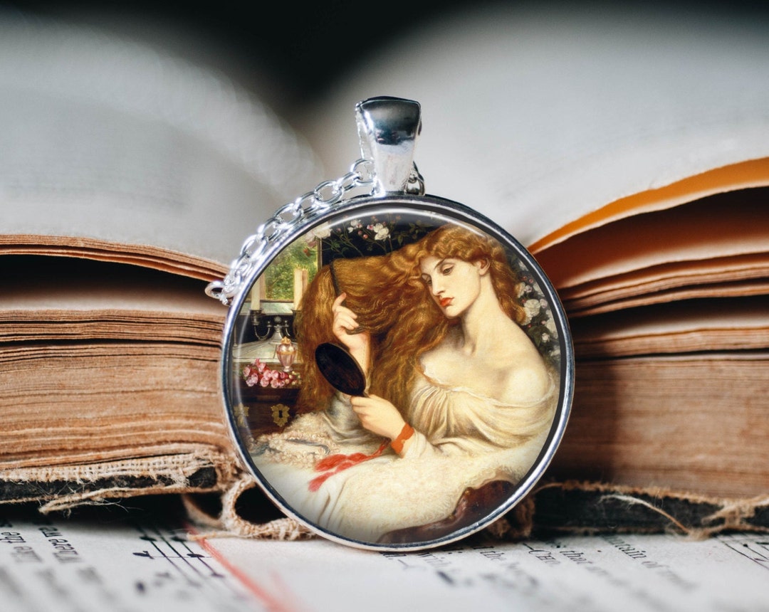 Lady Lilith Pendant Necklace - Pre-raphaelite Art Necklace - Dante ...