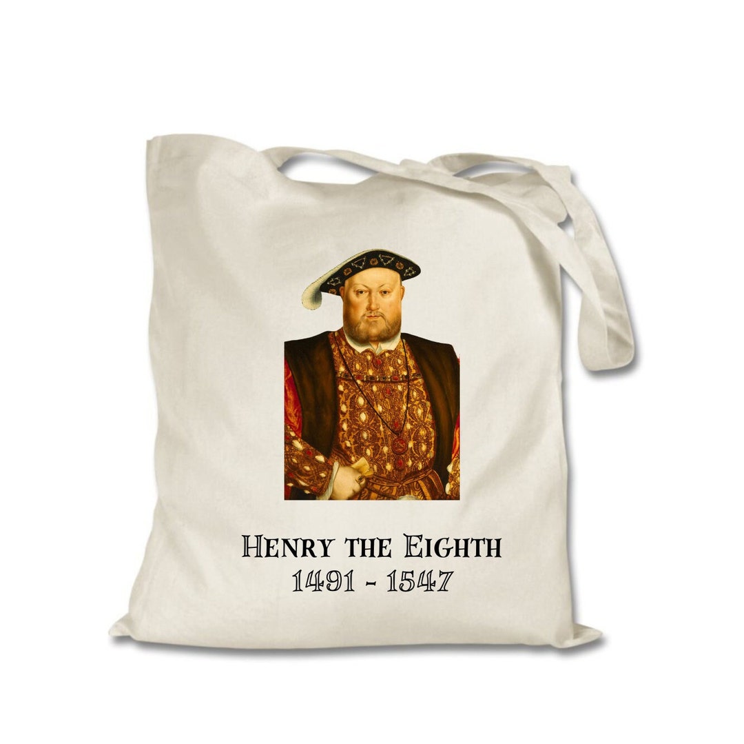 Henry the Eighth Tote Bag Tudor History Tote Bag Tudor Royals Tote Bag ...