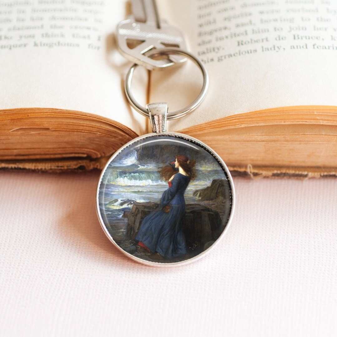 Miranda Pre-raphaelite Key Ring - Shakespeare Key Ring - Shakespeare ...