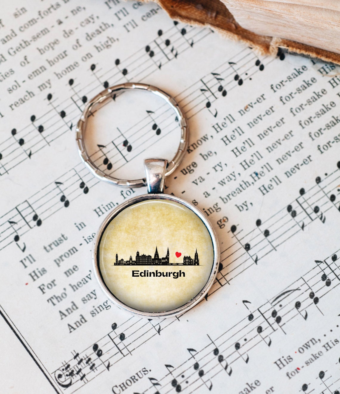 Edinburgh Key Ring Edinburgh Gift Scottish Gift Scotland - Etsy UK