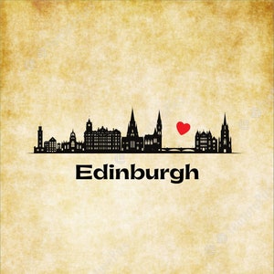 Edinburgh Key Ring - Edinburgh Gift - Scottish Gift - Scotland Key Ring ...