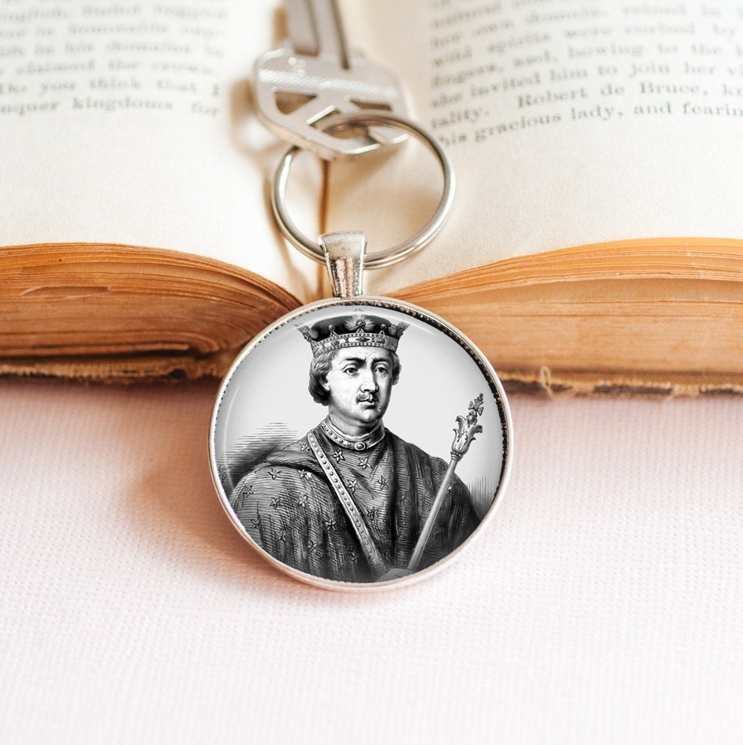 King Henry II Key Ring: English Royalty Portrait, History Gift - Etsy