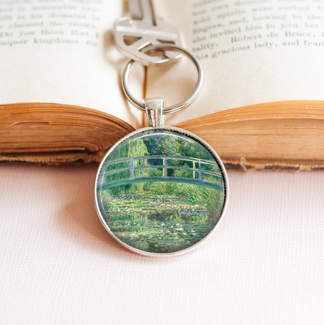 Monet Japanese Footbridge Key Ring - Monet Key Ring - Monet Gift ...