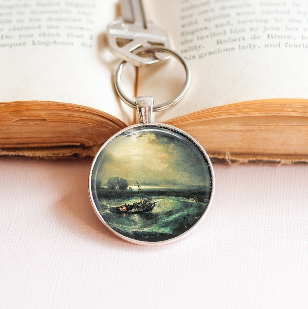 JMW Turner 'the Fisherman' Key Ring: Art Lover Gift - Etsy