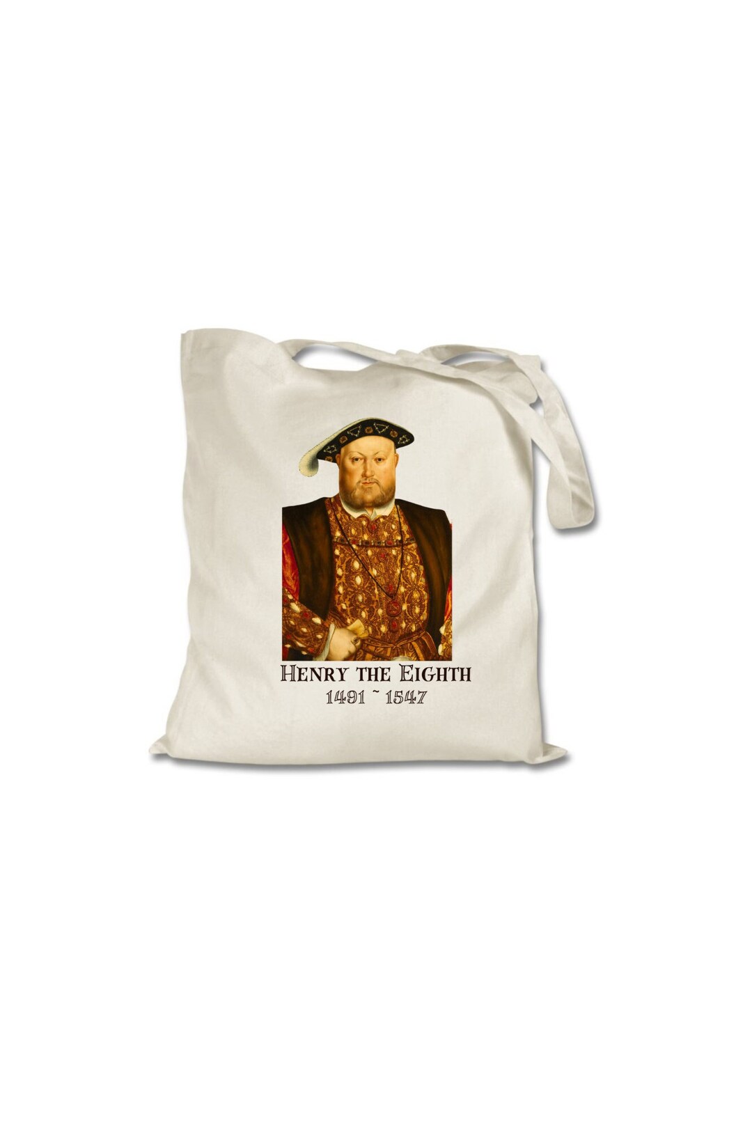 King Henry the 8th Tote Bag - Tudor King Tote Bag - English History Bag ...
