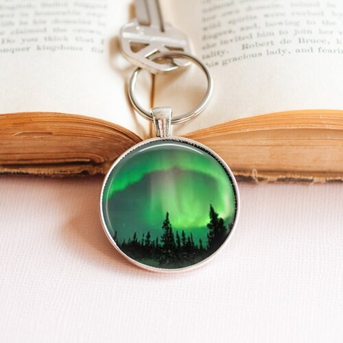 Northern Lights Aurora Borealis Key Ring Night Sky Key Ring - Etsy UK