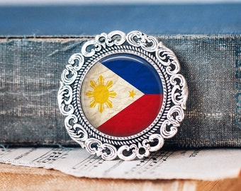 Filipino Flag Pin - Etsy