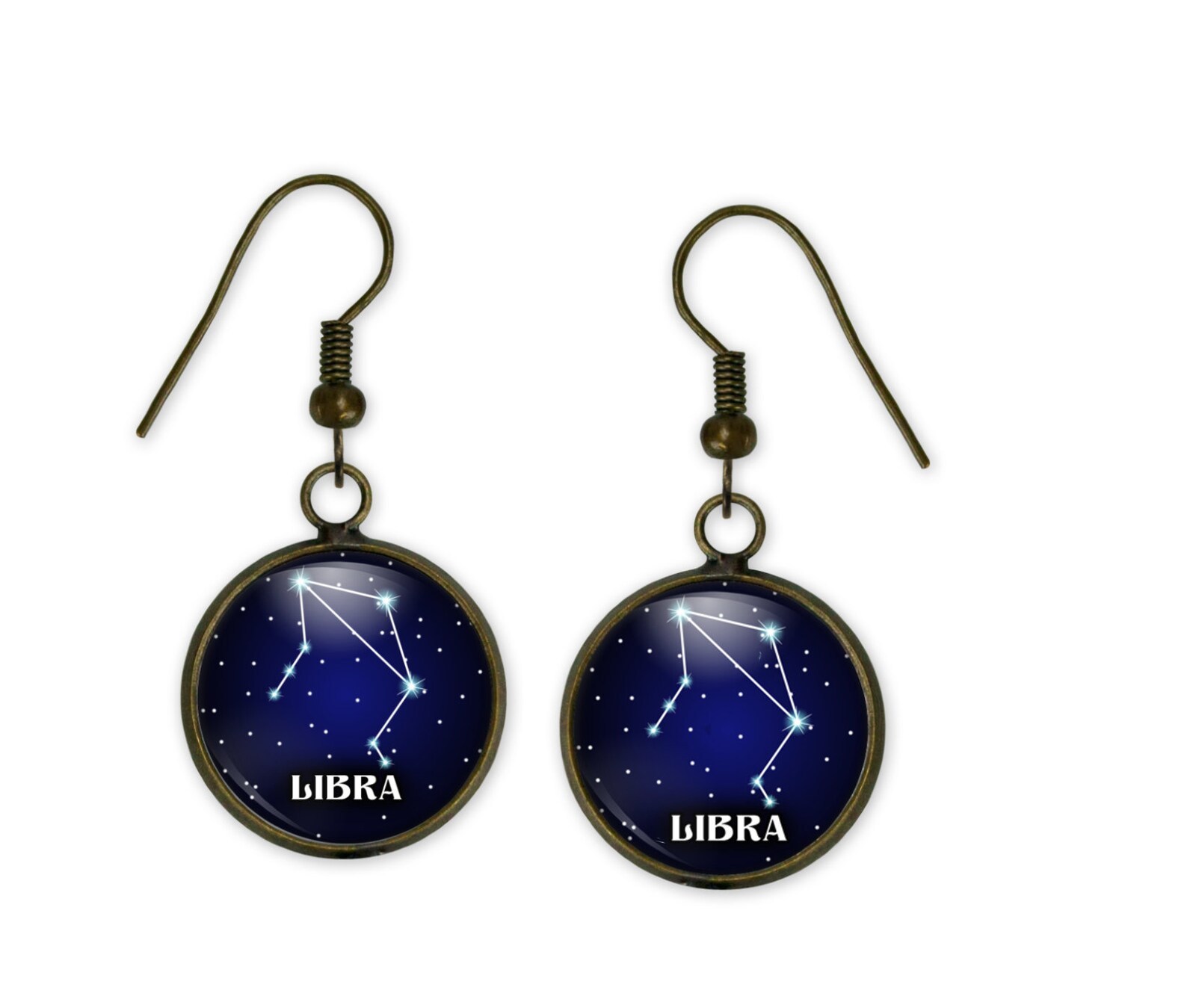 Libra Star Constellation Earrings Libra Earrings Libra - Etsy