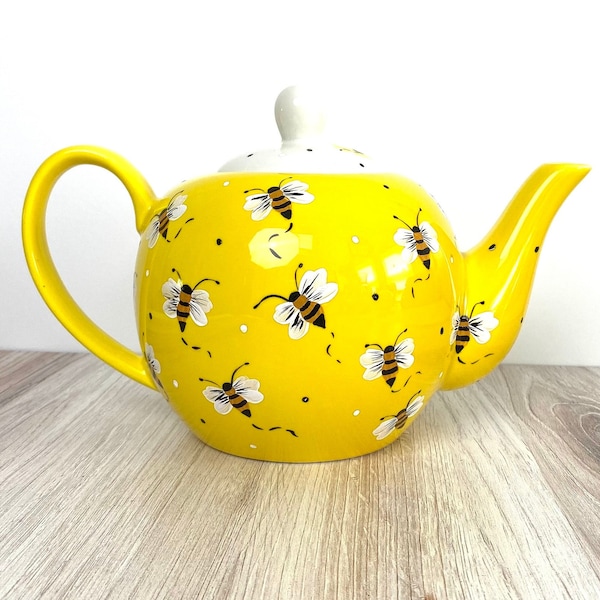 Yellow Teapot - Etsy